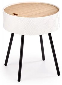 Konferenční stolek- AURA- Bílý