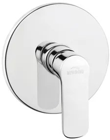 Invena Siros, podomítková 1-výstupová baterie (těleso+krytka), chromová, INV-BP-90-CO1-A
