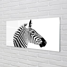 akrylový obraz Ilustrace zebra 120x60 cm