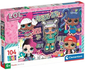 Clementoni - Puzzle 104 L.O.L Surprise!