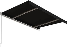 Automatická zatahovací markýza 300 x 250 cm antracitová 3068869