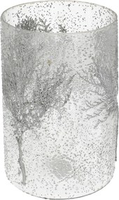 Svícen Twig I ⌀15cm silver