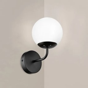 Brilagi - Nástěnná lampa MALIVA 1xE14/15W/230V černá/bílá