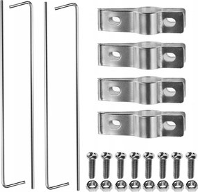 Zahradní kovová pergola 240 cm - oblouk