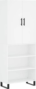vidaXL Skříň highboard 69,5 x 34 x 180 cm kompozitní dřevo [3196091] Barva: šedá sonoma