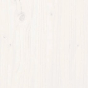 Petromila Nástěnná skříňka bílá 60x30x35 cm masivní borové dřevo