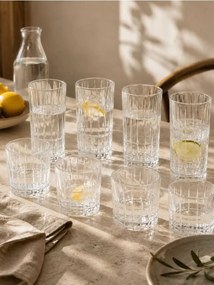 Sinsay - Sklenice s reliéfním vzorem 4 pack - clear