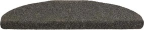 Schodové rohože samolepicí 30 ks 65 x 21 x 4 cm antracitové, půlkulaté, velké 3365663