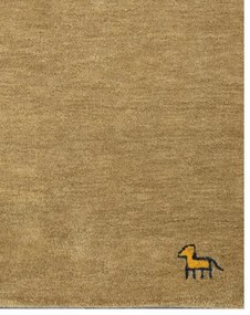 Asra Ručně všívaný kusový koberec Asra wool taupe - 120x170 cm