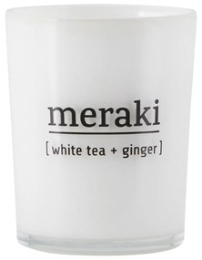 Vonná svíčka White tea & Ginger 6,7 cm Meraki