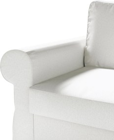 Potah na pohovku IKEA Backabro 2-místná, rozkládací barva krémová látka pletený vzor