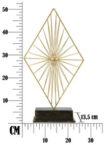 Dekorativní soška ze železa ve zlaté barvě Mauro Ferretti Piry