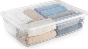 Keeeper Úložný box s víkem (má dvě funkce) BEA Clearbox 8L, 39 x 26,5 x 10 cm