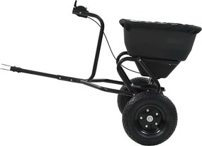 Tažné rozmetadlo soli PVC a ocel 125 x 74 x 79 cm 45 l 142967