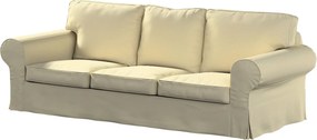 Potah na pohovku IKEA  Ektorp 3-místná, rozkládací STARÝ MODEL PIXBO barva ekr látka lesklé, sametová