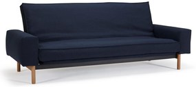 INNOVATION - Rozkládací sedačka MIMER tmavě modrá - snímatelný potah