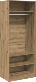 Šatní skříň dub artisan 80 x 50 x 200 cm kompozitní dřevo 3307701