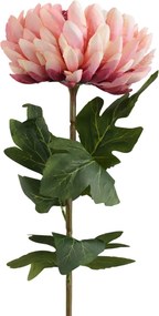 Krémově fialová umělá chryzantéma 74cm
