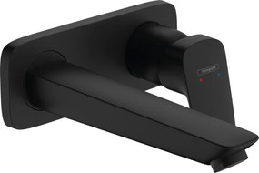 Hansgrohe Logis, umyvadlová baterie pod omítku, výtok 195 mm, černá matná, HAN-71220670