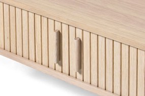 Designový konferenční stolek Palomino 120 cm bílý dub