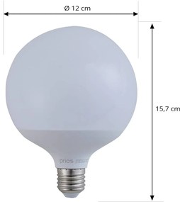 LUUMR Smart LED, E27, G125, 9W, RGB, Tuya, WLAN, matný, CCT