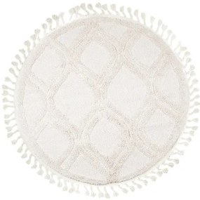 Koberec BERBER 7063 sloní kost kruh