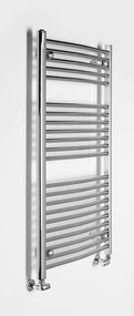 Aqualine ALYA otopné těleso oblé 600 x 1110 mm chrom LLC202