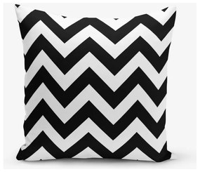 Černobílý povlak na polštář Minimalist Cushion Covers Stripes, 45 x 45 cm