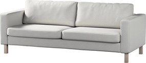 Potah na pohovku IKEA Karlstad, 3-místná, rozkládací barva šedá látka pletený vzor