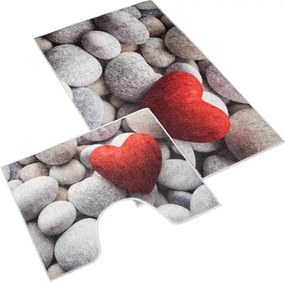 Bellatex 3D tisk  sada Béžová 60x100 cm, 60x50 cm (SADA)