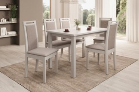 ADRK Furniture Židle Nola VI CH-NOL-VI-W-OP85