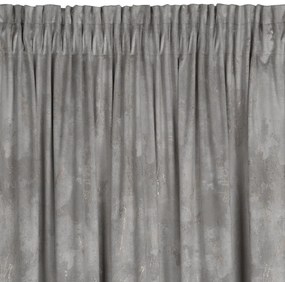 ZATEMŇOVACÍ ZÁVĚS NA PÁSCE NADIA 140X300 CM STŘÍBRNÁ