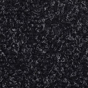 Schodové rohože samolepicí 10 ks 65 x 21 x 4 cm černé, půlkulaté, velké 149703