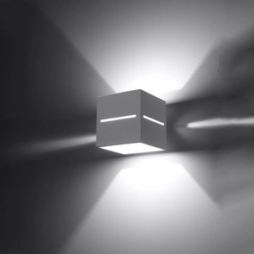 Sollux Lighting Nástěnné svítidlo LOBO bílé