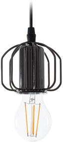 Toolight - Závěsná lampa 1xE27 APP591-1CP, černá, OSW-08563