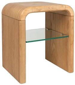 Dubový odkládací stolek ZUIVER BRAVE 50 x 42 cm