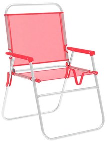 Skládací židle Marbueno, Korálová 52 x 80 x 56 cm