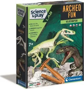 Clementoni SciencePlay Lab: Vykopávky - Velociraptor / od 7 let