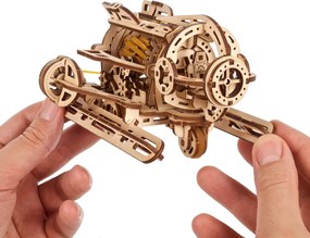 UGEARS MODELS Dřevěná 3D stavebnice mechanického modelu Steampunk ponorka