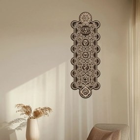 dřevo života Dřevěná dekorace Čakrový panel Zvolte rozměr (cm): 27x80, Zvolte barvu dekoru: Dub Sonoma-Wenge