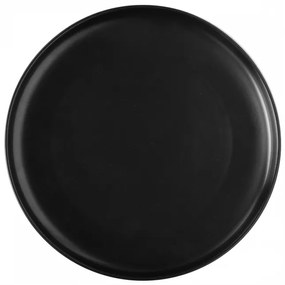Lunasol - Mělký talíř Coupe černý 25 cm - Flow (491074)