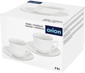Bílý porcelánový šálek na cappuccino 210 ml Decora – Orion