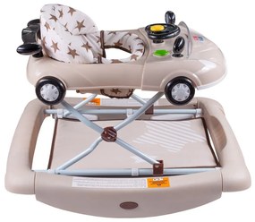 NEW BABY Dětské chodítko s houpačkou a silikonovými kolečky New Baby Little Racing Car