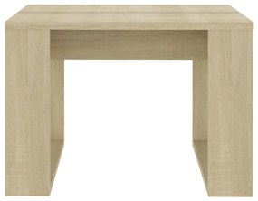 Odkládací stolek dub sonoma 50 x 50 x 35 cm dřevotříska - Default Title