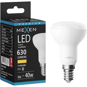 Mexen Nova, LED žárovka E14, R50, 6W, Teplá - 3000K, 630 lm - L103-E14-0630-01