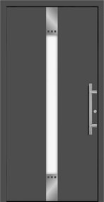 Splendoor Hliníkové vchodové dveře Moderno M440/P, antracitová metalíza, 110 P