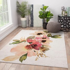 Bílo-světle růžový pratelný koberec 160x230 cm – Oyo Concept