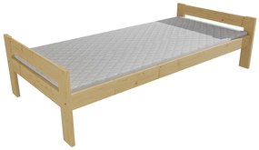 Vomaks Jednolůžková postel VMK006C Rozměr: 90 x 200 cm, Barva: bezbarvý lak