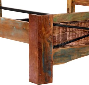 Rám postele masivní recyklované dřevo 180 x 200 cm 247668