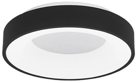 Nova Luce stropní stmívatelný LED lustr Rando Thin - černá, 3000 K, 50 W LED, 2864 lm, 600 mm
